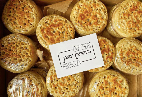 Nationwide Crumpet Delivery | Jones' Crumpets | Fresh Artisan Crumpets ...